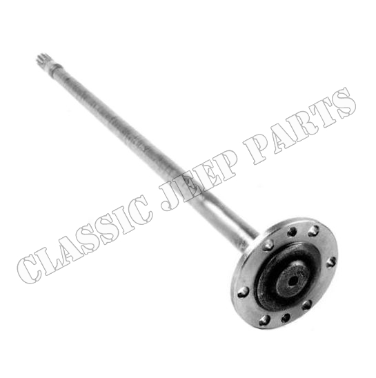 Rear left long axle shaft WILLYS MB FORD GPW early CJ2A