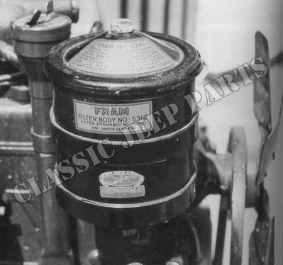 FRAM decal set oil filter WILLYS MB