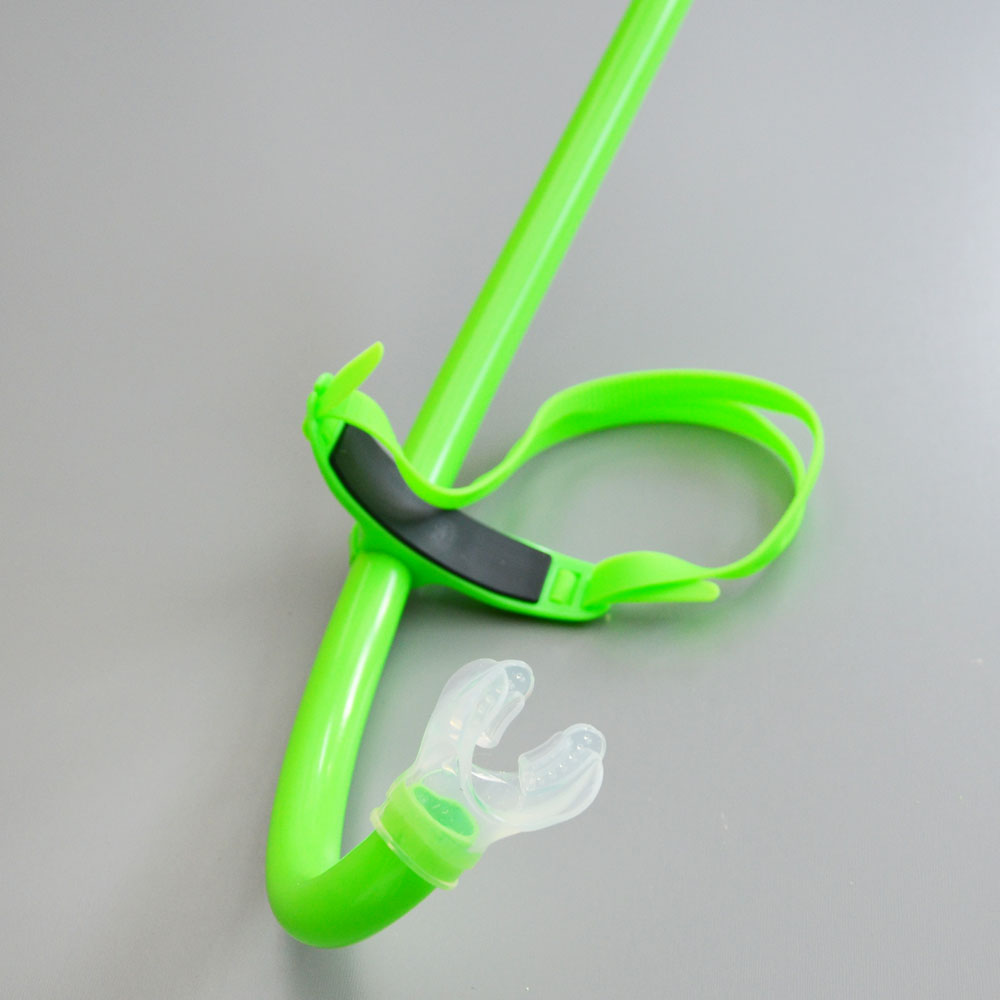 Olander Training Snorkel, green - front snorkel for juniors and elite ...
