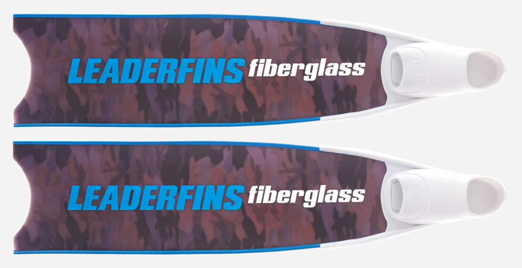 Leaderfins CAMO Fiberglass bi-fins - olanderswim.eu