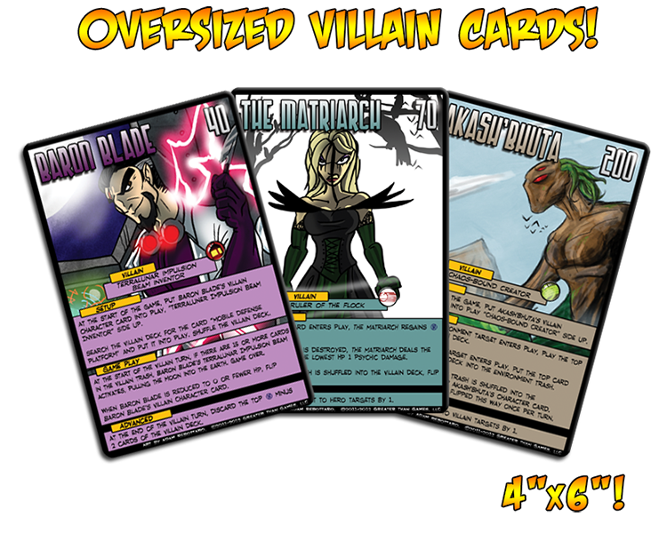 Sentinels of the Multiverse: Oversized Villain Cards - Speljätten