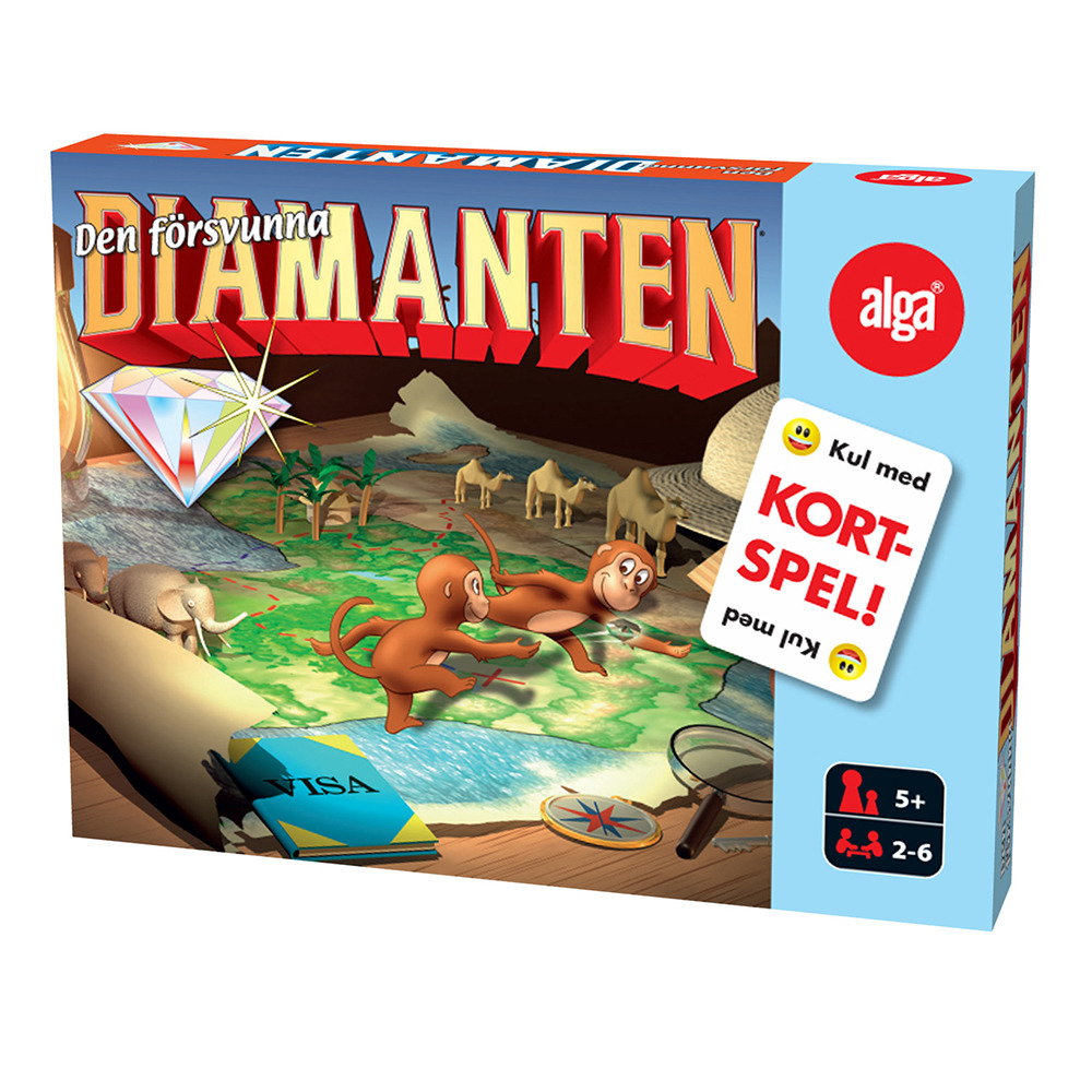 Den Försvunna Diamanten Kortspel - Speljätten