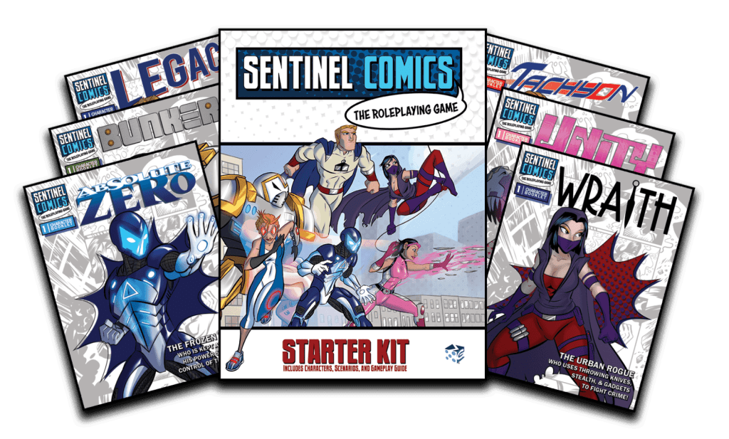 Sentinel Comics RPG: Starter Kit + PDF - Speljätten