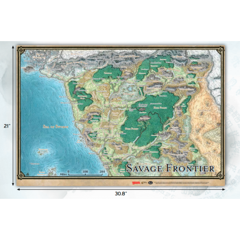 Dungeons & Dragons - Savage Frontier Map 21x31"" - Speljätten