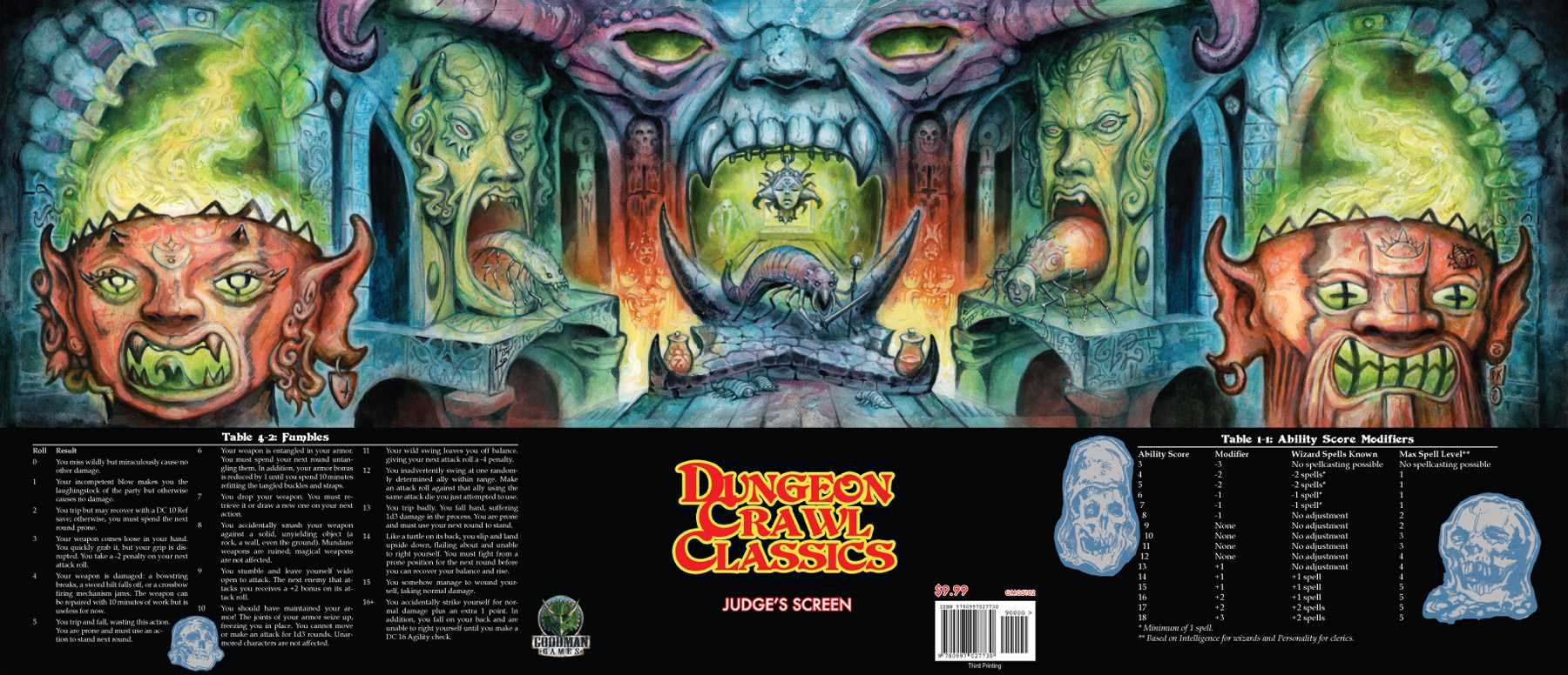 Dungeon Crawl Classics RPG Judges Screen - Speljätten