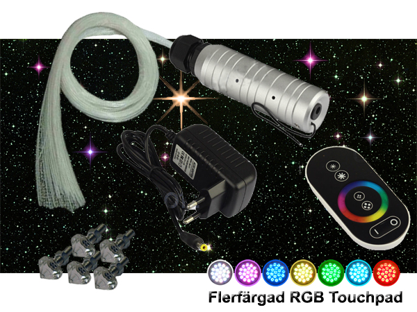 LedVision AB - Stjärnhimmelpaket 6W RGB Touchpad 3,5kvm