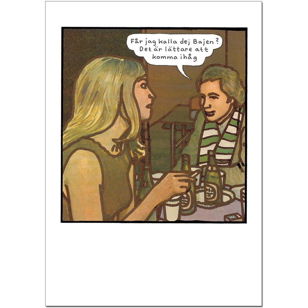 Vykort Jan Stenmark "Bajen" - Cherry on Top