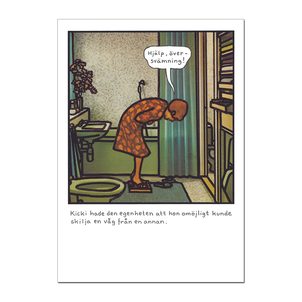 Postcard Jan Stenmark "Översvämning" - Cherry on Top