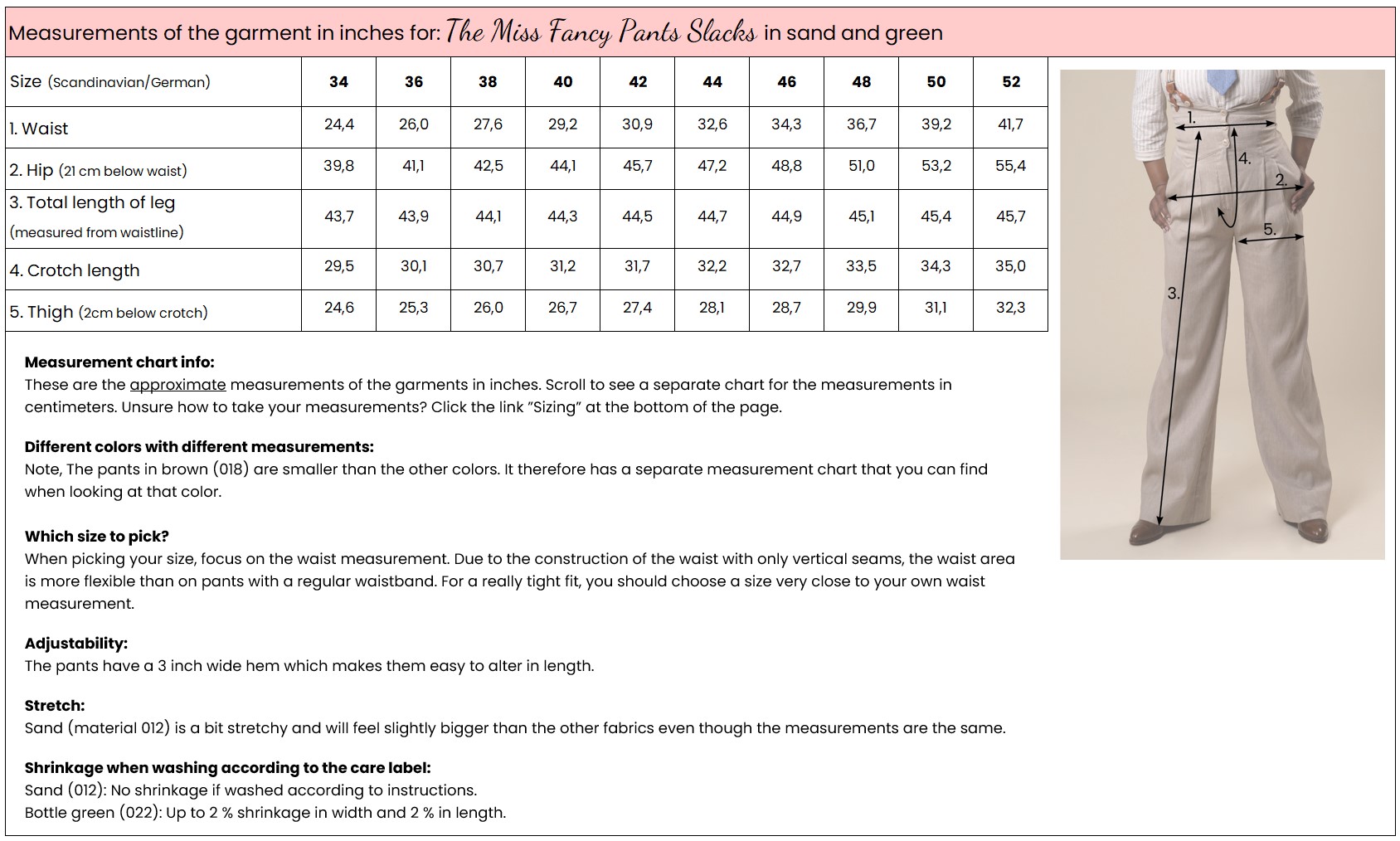 The Miss Fancy Pants Slacks - Emmy Design