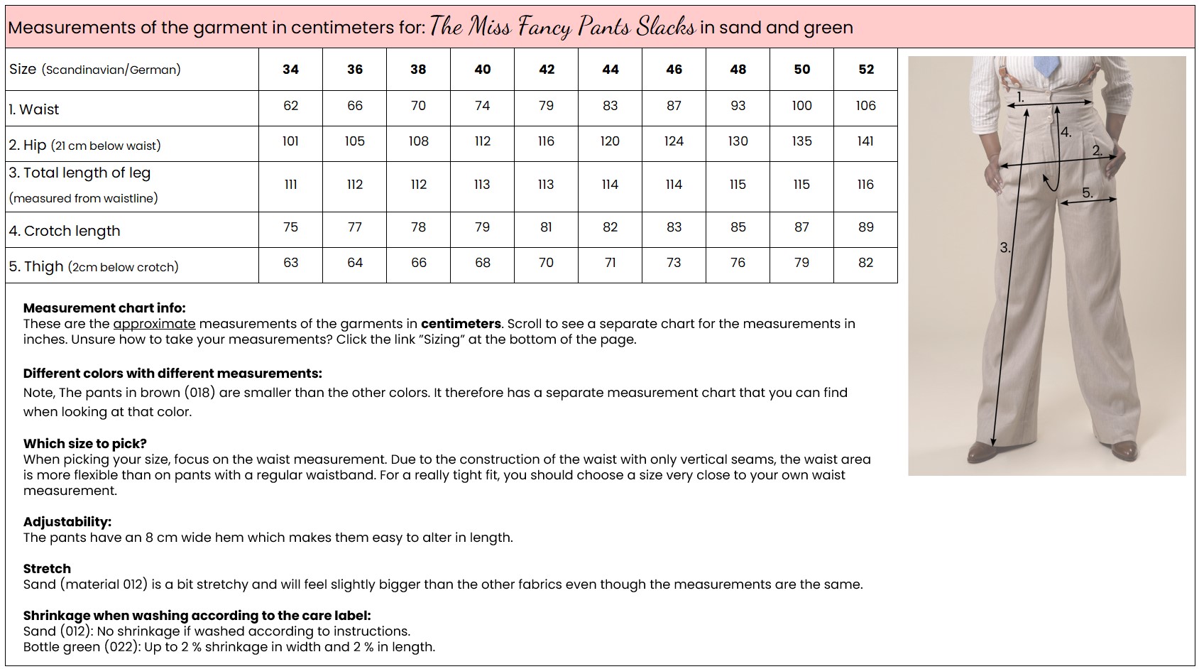 The Miss Fancy Pants Slacks - Emmy Design