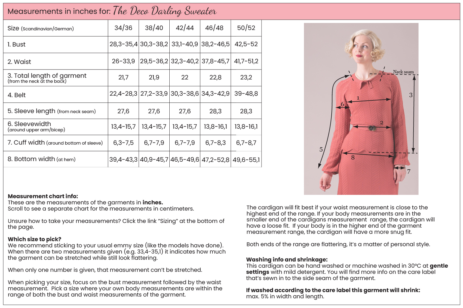 The Deco Darling Sweater - Emmy Design