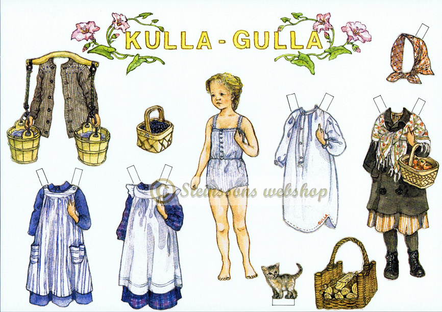 Kulla-Gulla. Marta Sandwall- Bergström - Steinssons bokmärken