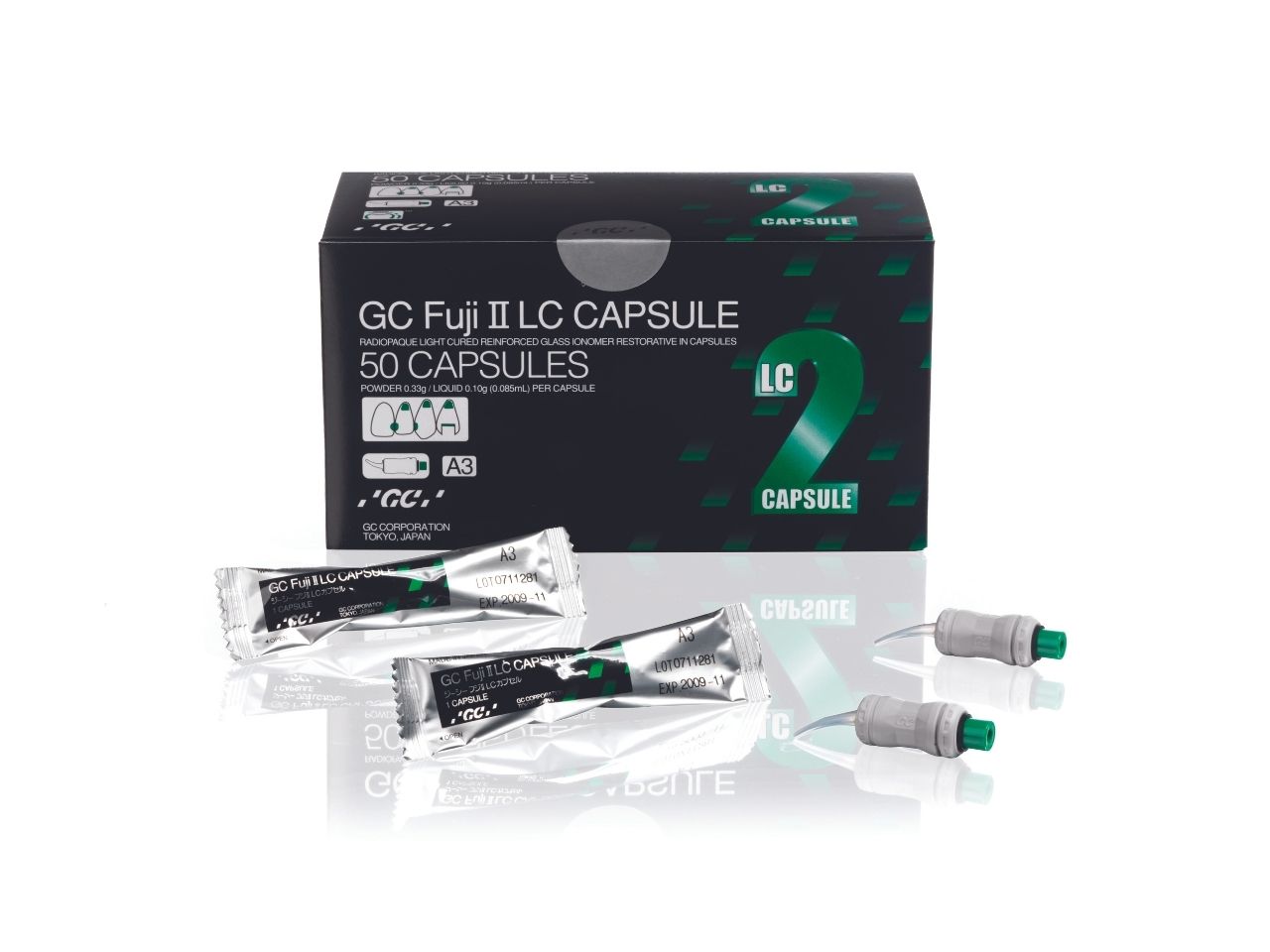 GC Fuji II LC, Capsules, B3, 50 st