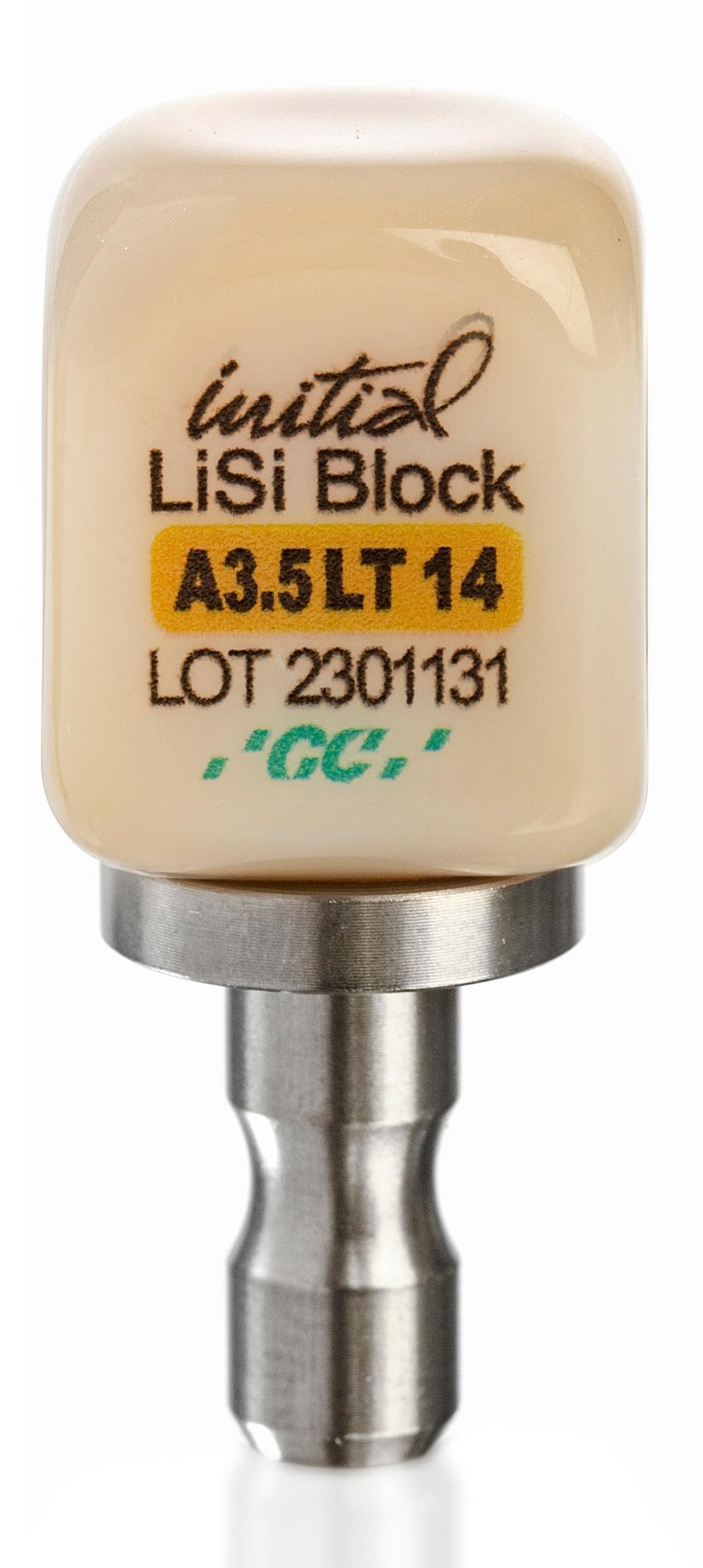 GC Initial LiSi Block, CEREC, Size 14, A3.5 LT