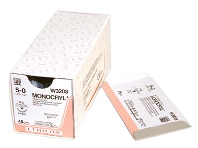 Monocryl sutur 3-0, Y293H, FS-2 needle, 45 cm undyed - Humanus Dental AB