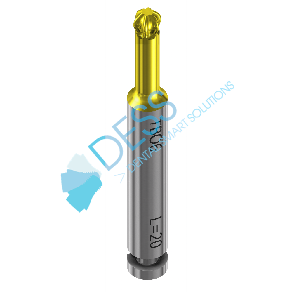Screwdriver 20mm angulated screw channels