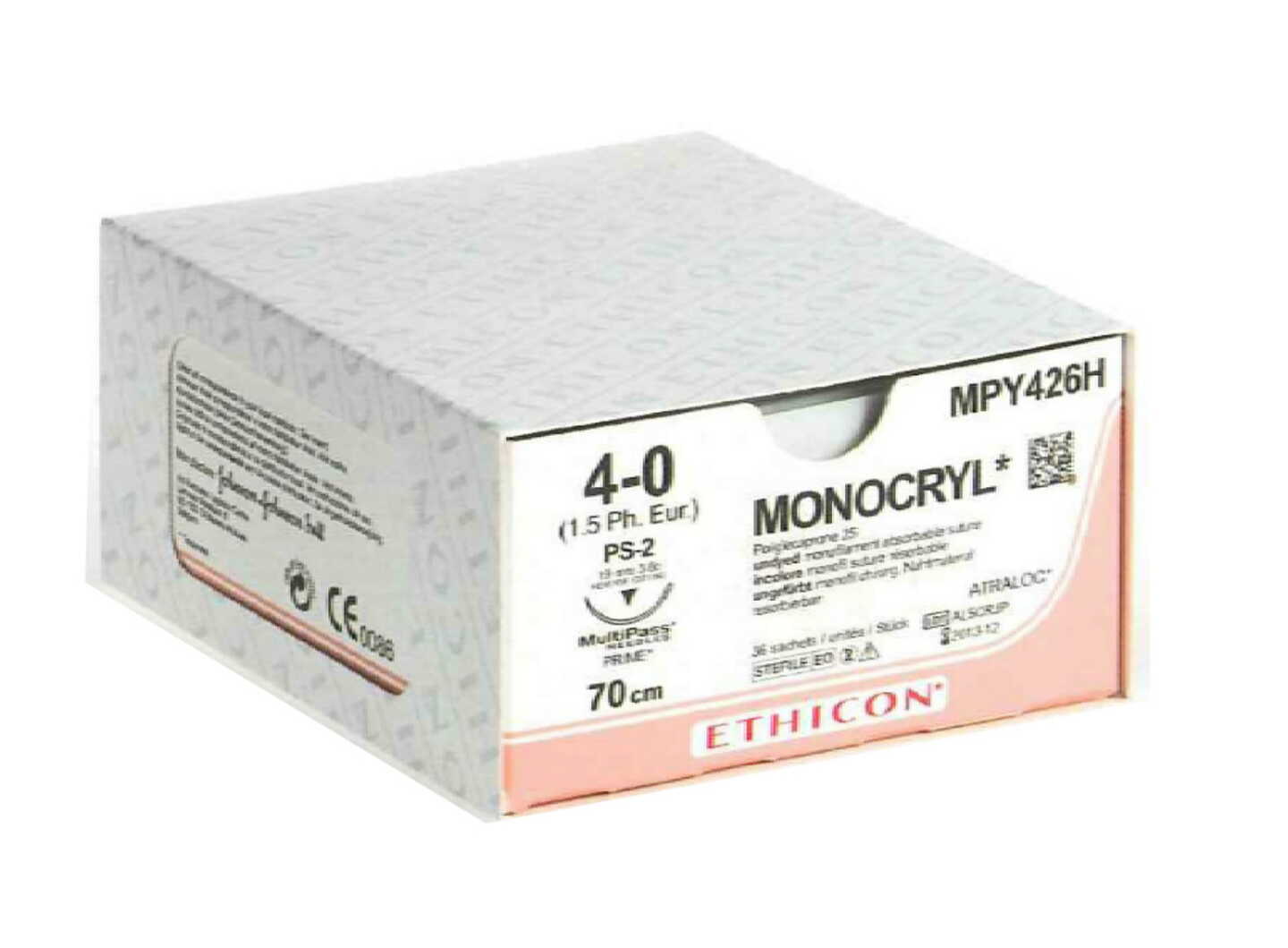 Monocryl 4-0 absorbable suture, W3649, KS Prime needle. We ship ...