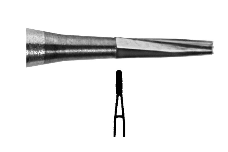 TC Bur FG No. 170L, 5 pcs