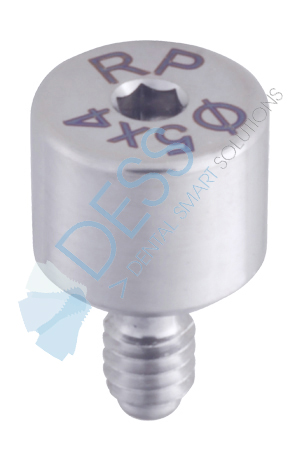 Healing abutment RP 4mm (on implant)