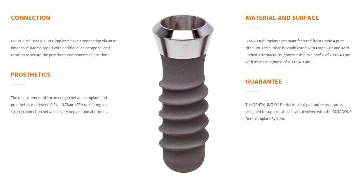 Oktagon Tissue Level Implant