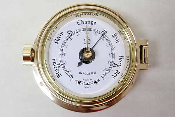 Pilot Barometer Brass 14 cm - Flaggskeppet
