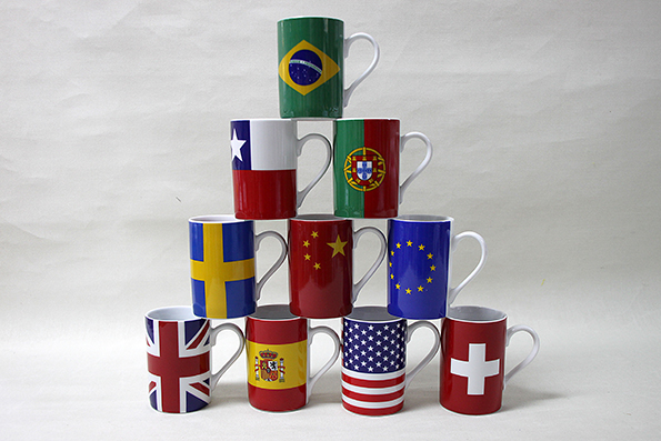 Mugs with national flags - Flaggskeppet