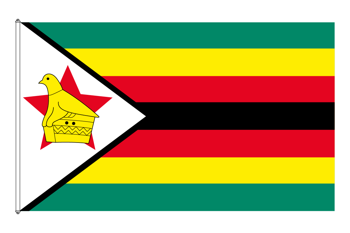 Flag of Zimbabwe - Flaggfabriken National