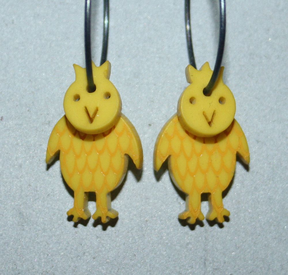 K-form - Örhänge - Kyckling - Gul - Bothnia Antik & Modärn - Online
