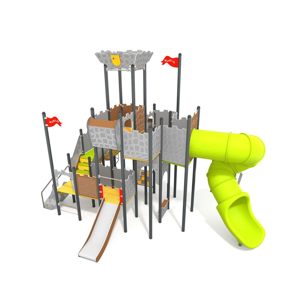 Klätterställning Riddarborg 5 - Svenska Naturlekplatser AB