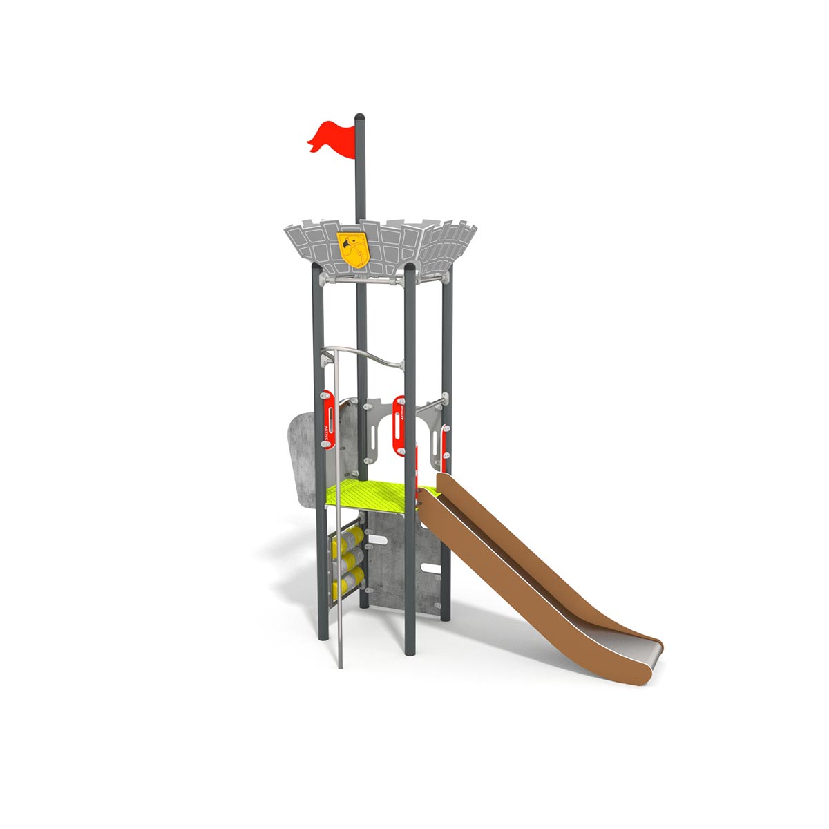 Klätterställning Riddarborg 1 - Svenska Naturlekplatser AB