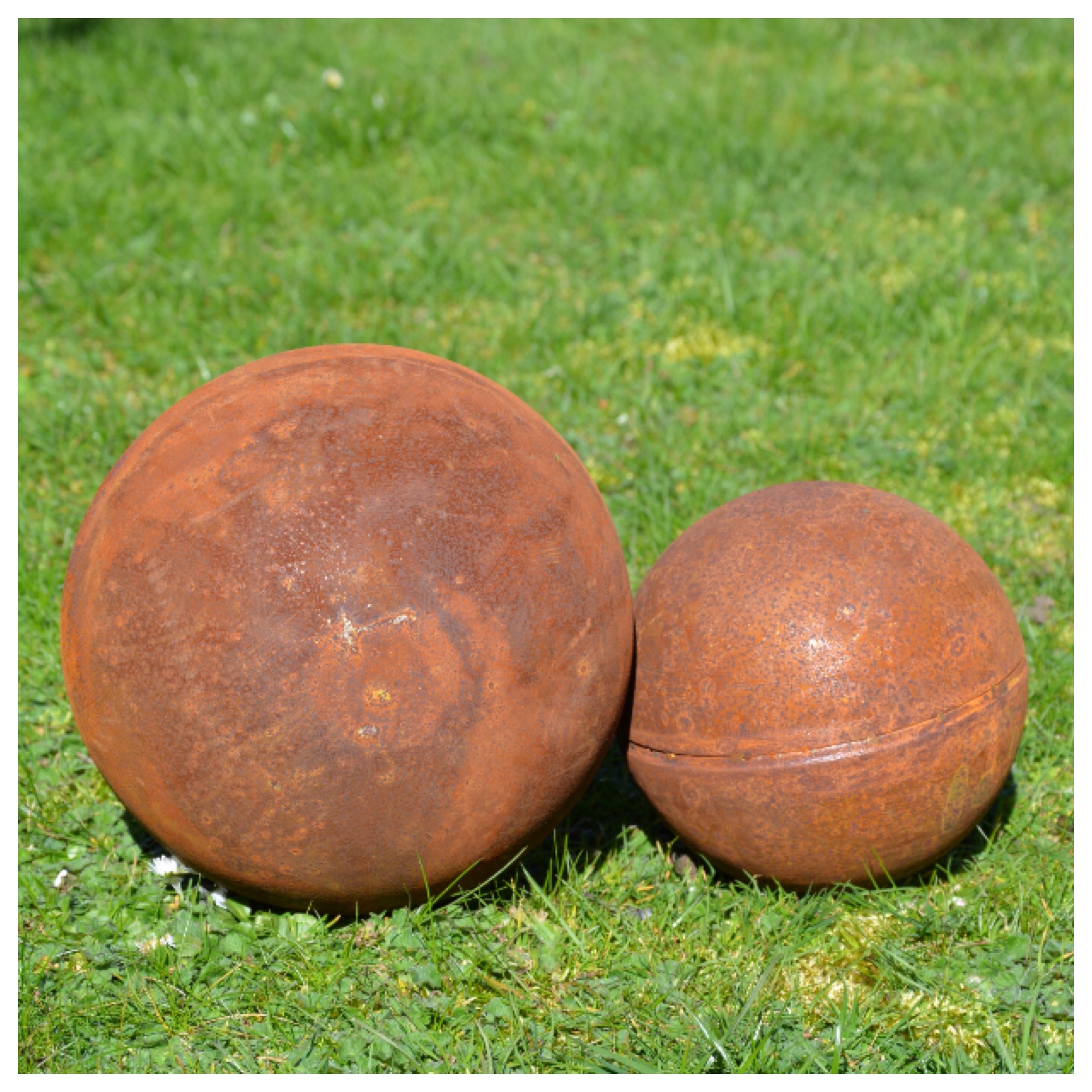 Rostigt klot 20 cm - Blomsterdesign i Landskrona