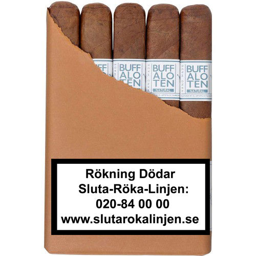 Buffalo Ten Natural Toro 5-pack - Roberts Tobak