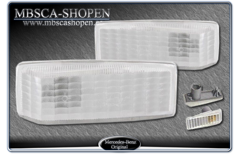 CKM Car Design - Blinkers sideblinkers white square 2 pcs