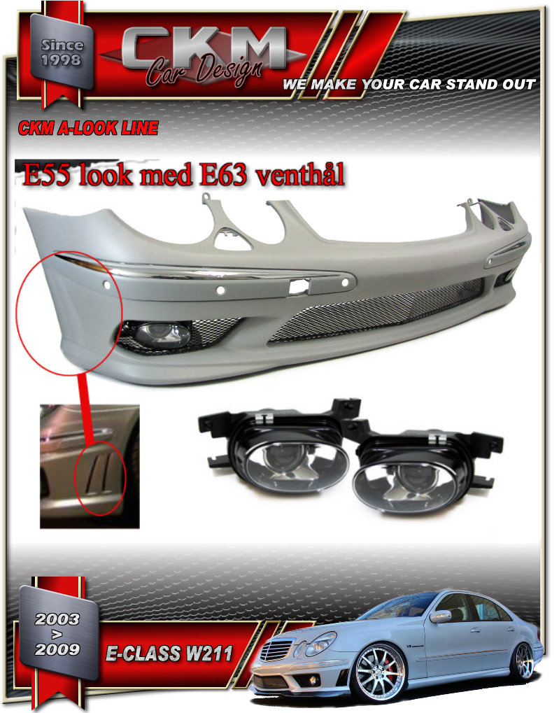 CKM Car Design - 1. CKM "E55 AMG look" front