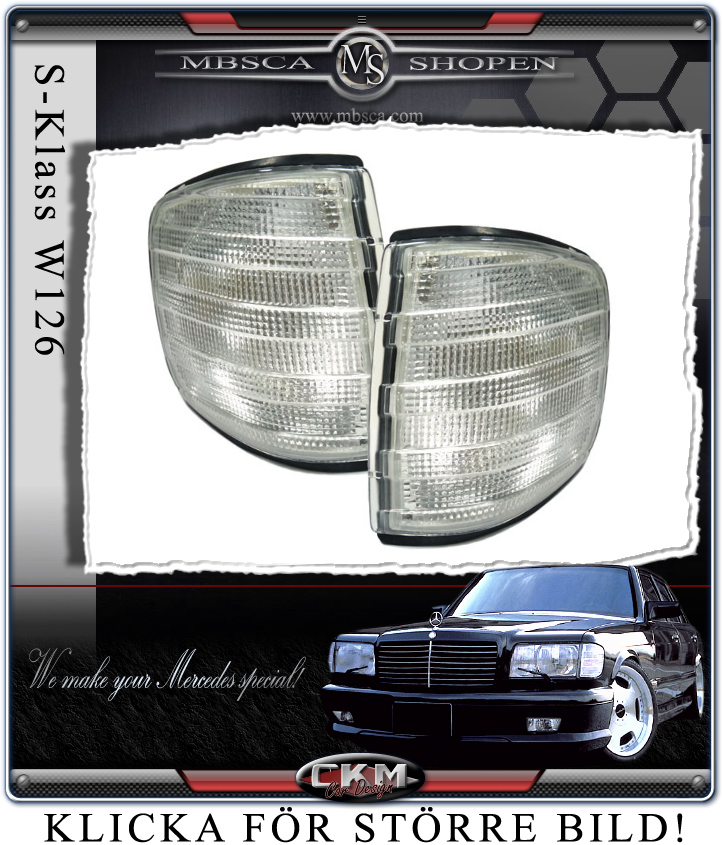 CKM Car Design - Blinkers front white