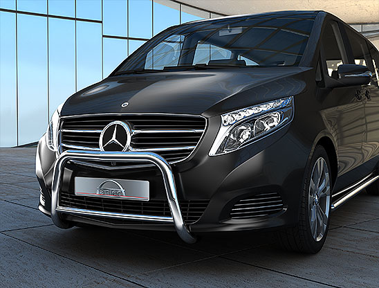 CKM Car Design - Chromed Pedestrian Protection Bar 60 mm