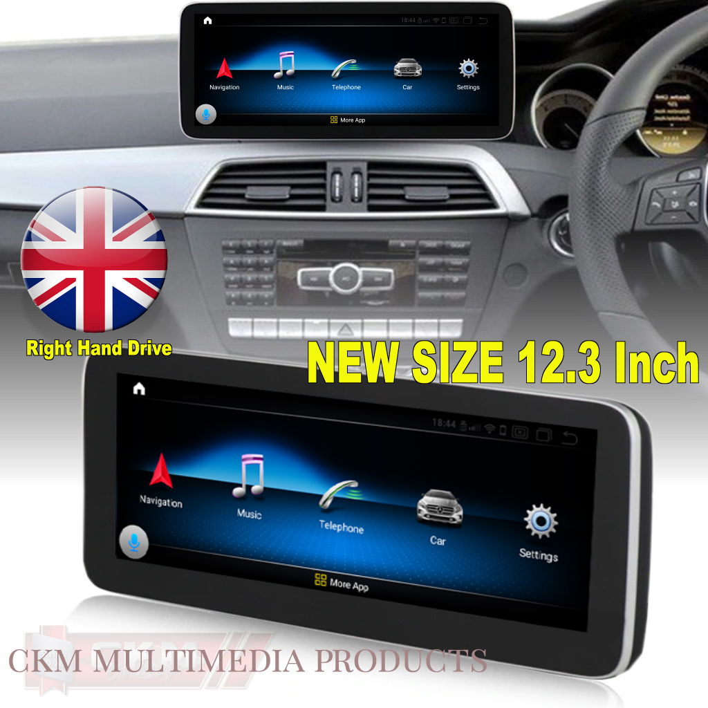 CKM Car Design - C. w204 Comand 12,3" Android Widescreen touchscreen ...