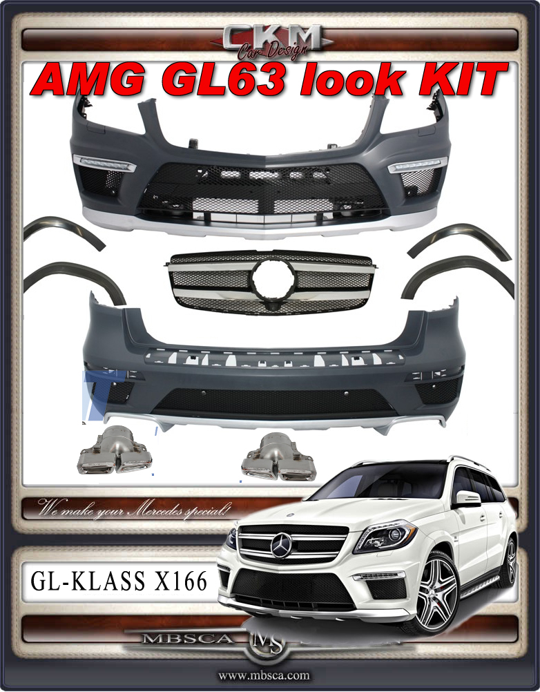CKM Car Design - 1. CKM "A-look" GL63 look Spoiler kit
