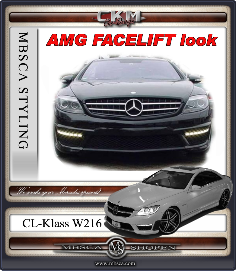 CKM Car Design - 1. AMG facellift look front with OEM DRL lights