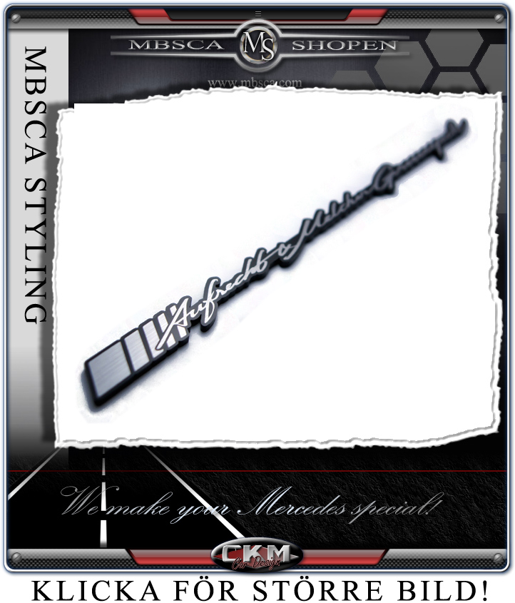 CKM Car Design - AMG 3D Full name emblem 1st