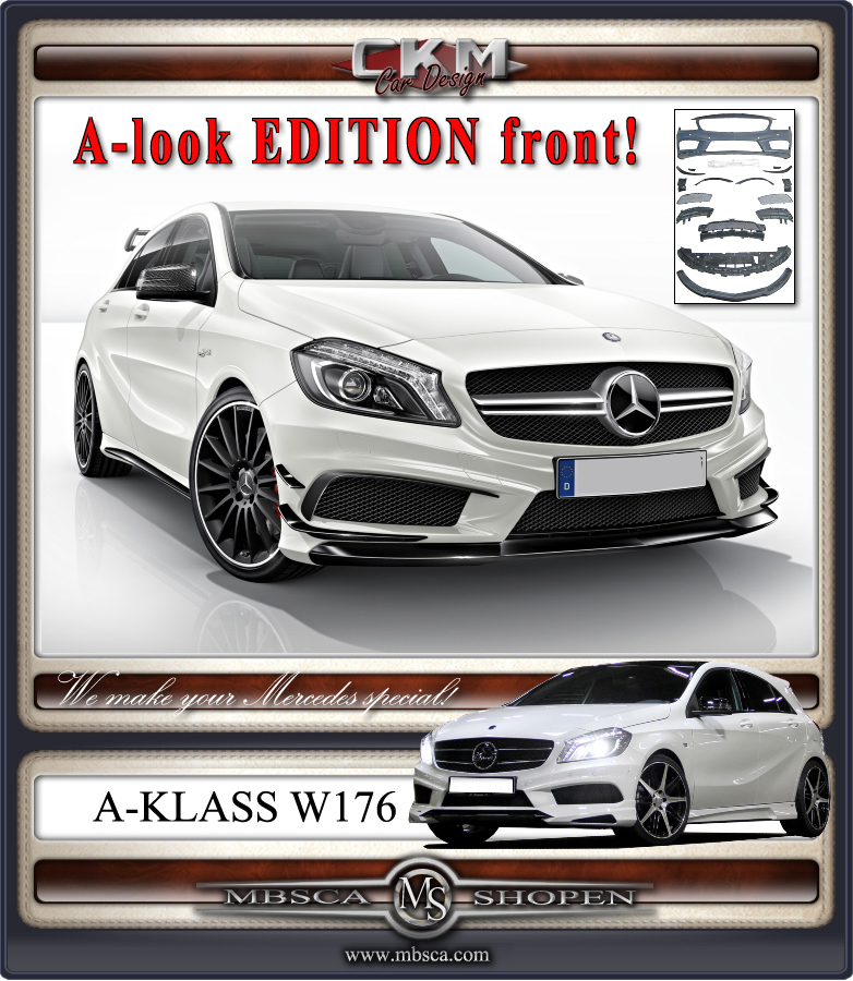 CKM Car Design - 1. CKM "A-look" EDITION front kit 17 delar 12-