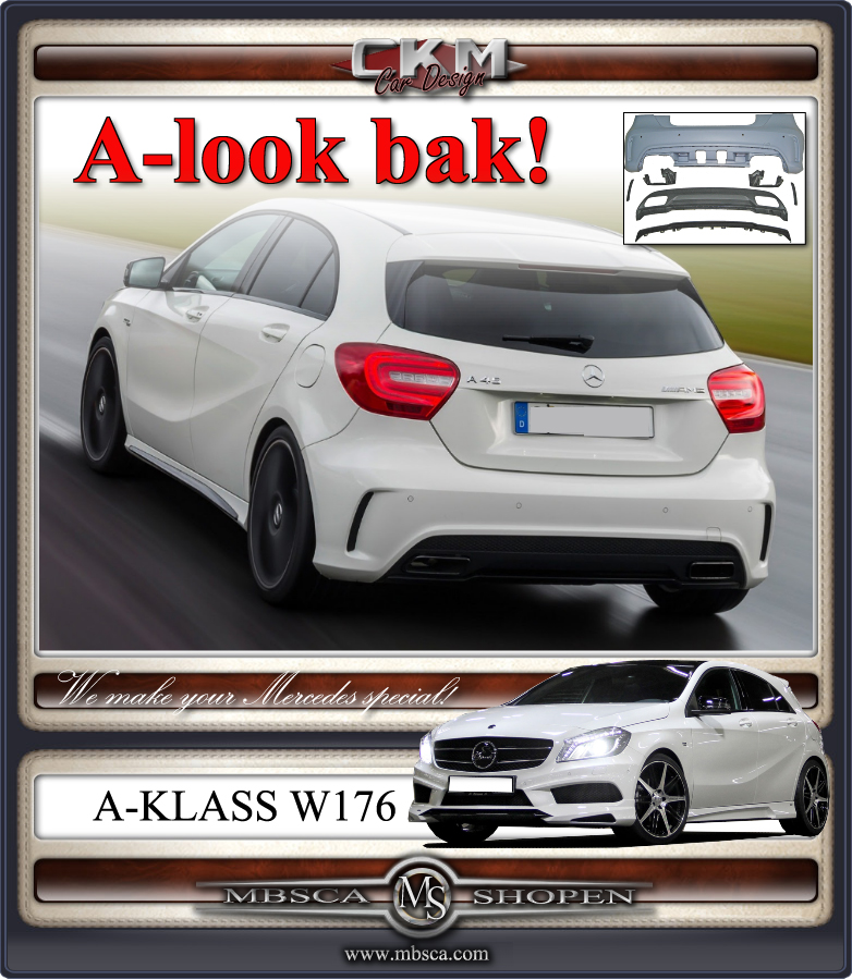 CKM Car Design - 1. CKM "A-look" bak kit 6 delar 12-