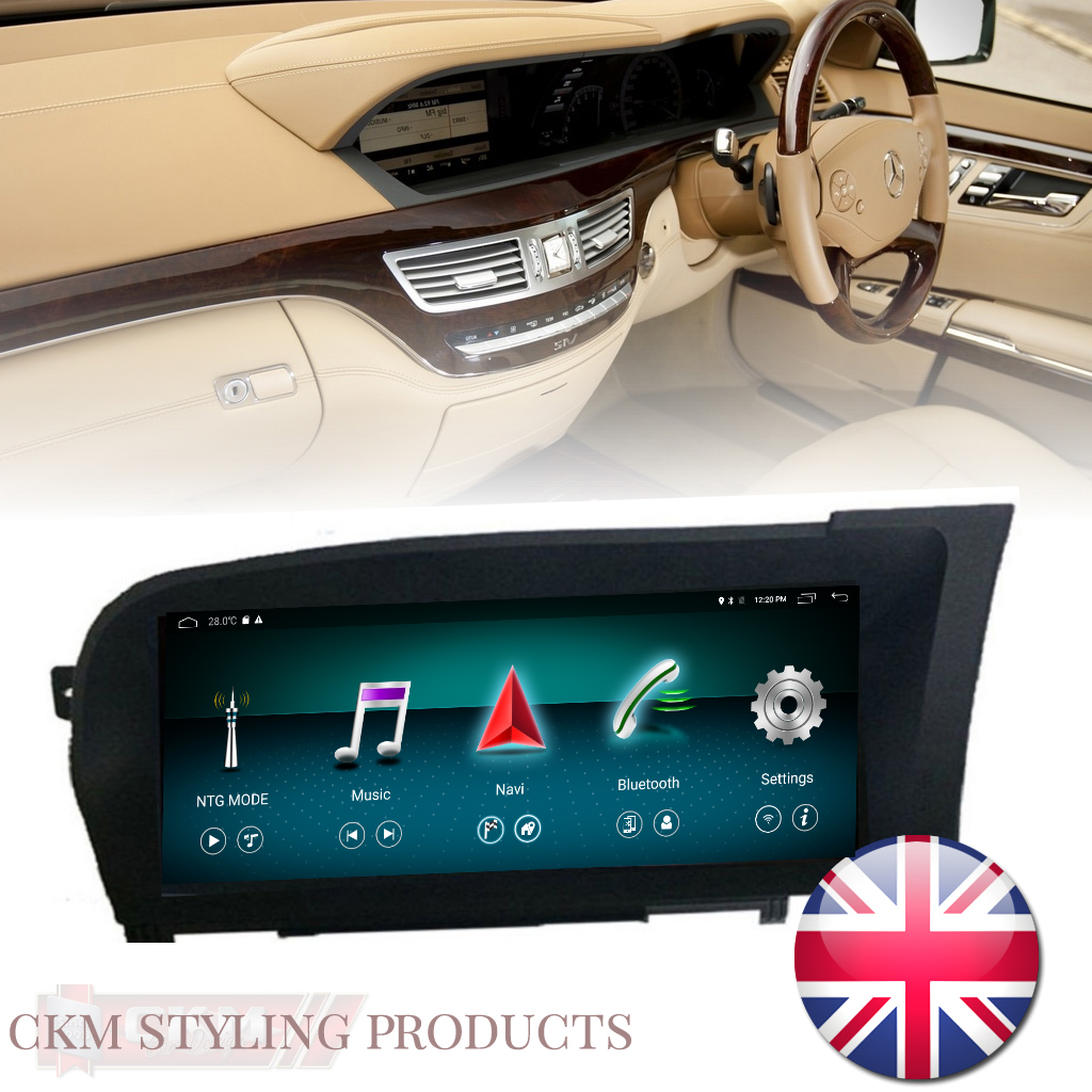 CKM Car Design - C. w221 Comand 10,25" Android Widescreen touchscreen RHD