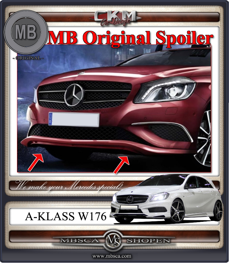 CKM Car Design - 1. Spoiler lip MB Original