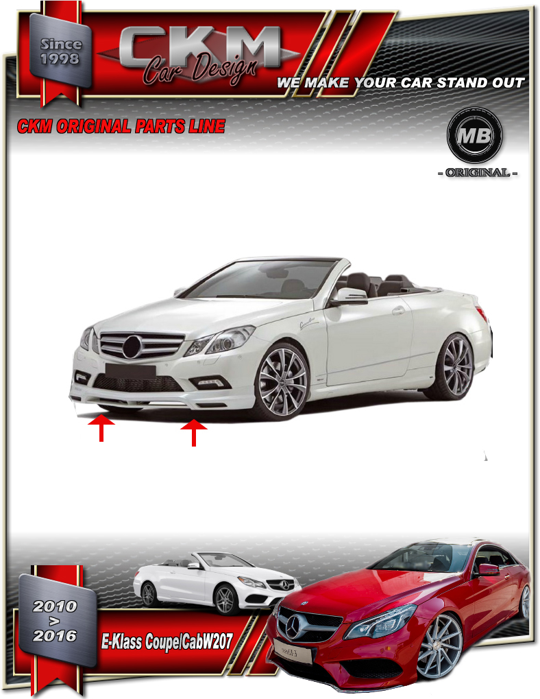 CKM Car Design - 1. CKM front spoiler for AMG front