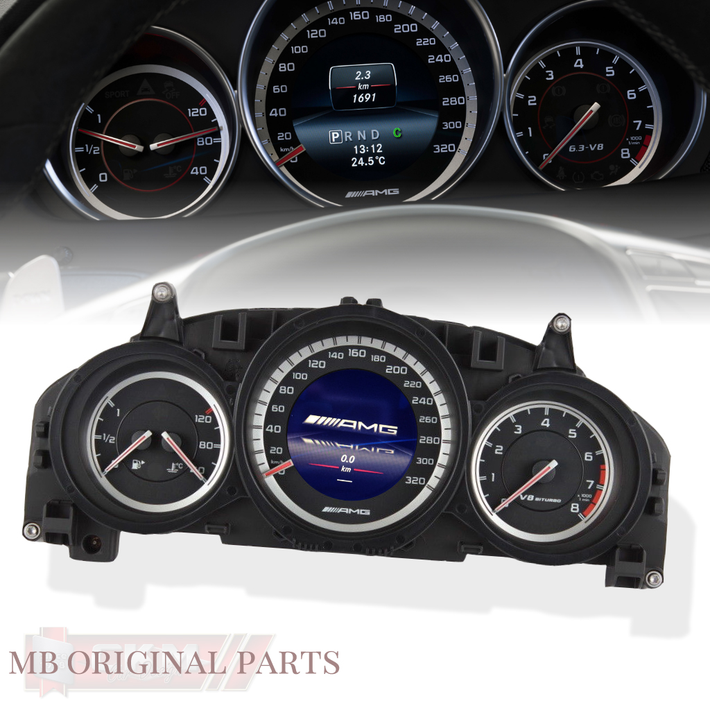 CKM Car Design - Facelift COLOR AMG 63 speedometer 320 km/h V8 biturbo logo