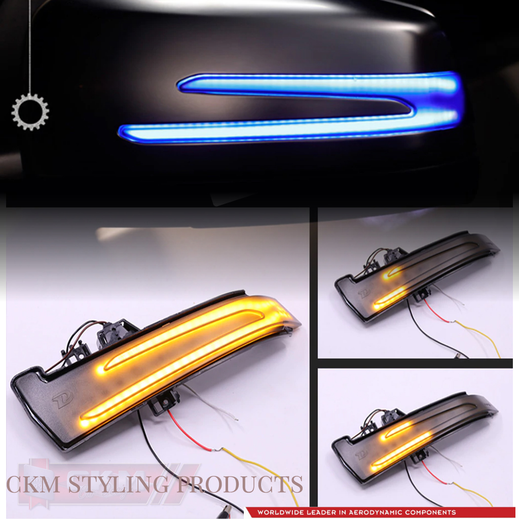 CKM Car Design - Blinkers front Smoke DYNAMIC 2pcs