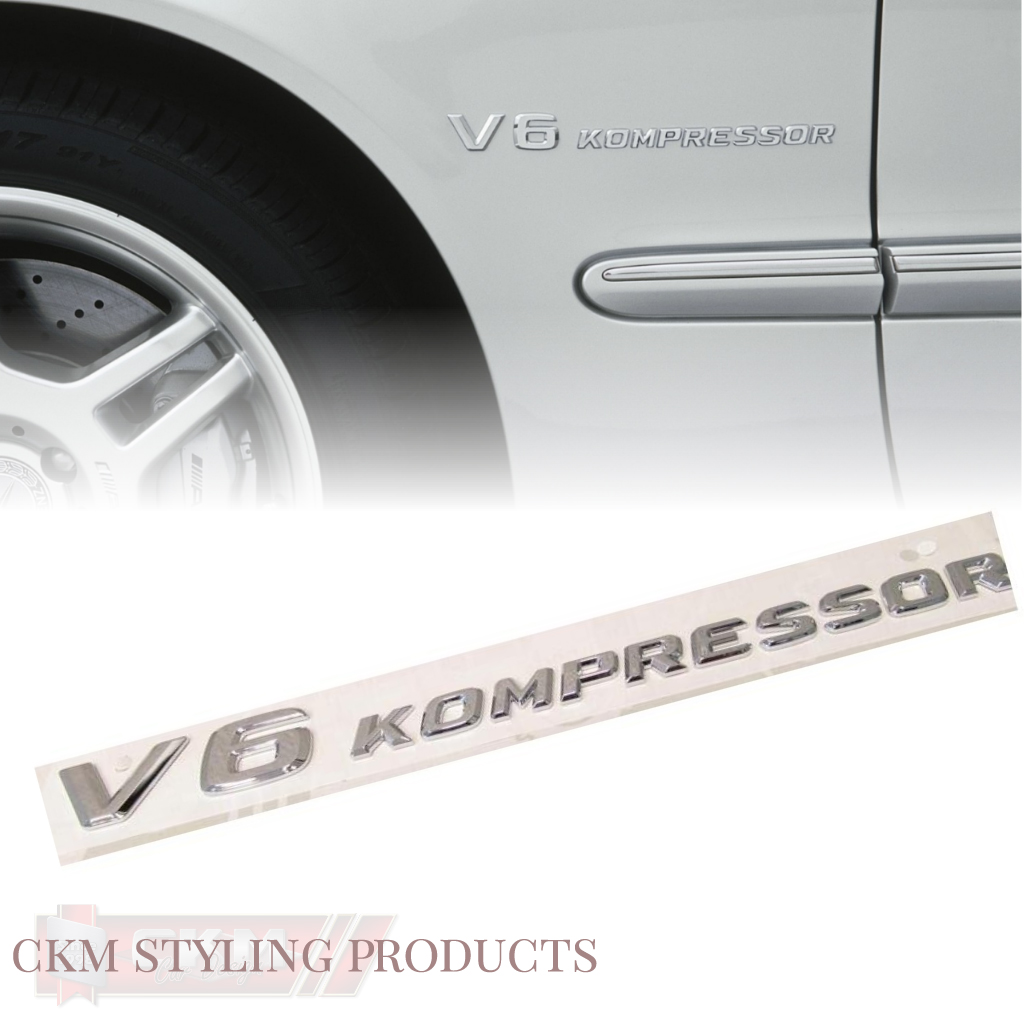 CKM Car Design - V6 Kompressor emblem 1pcs