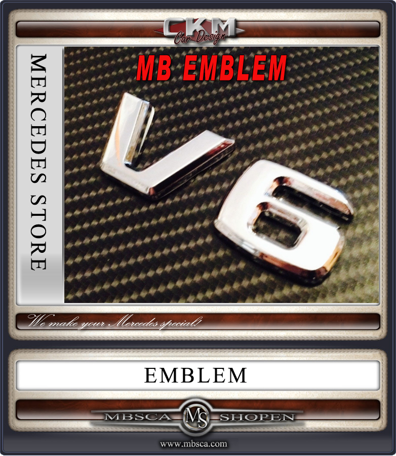 CKM Car Design - V6 emblem