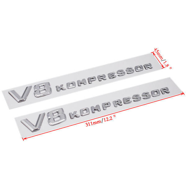 CKM Car Design - V8 Kompressor emblem 1pc